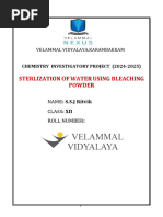 Sterilization of Water Using Bleaching Powder | PDF | Water Purification | Bleach