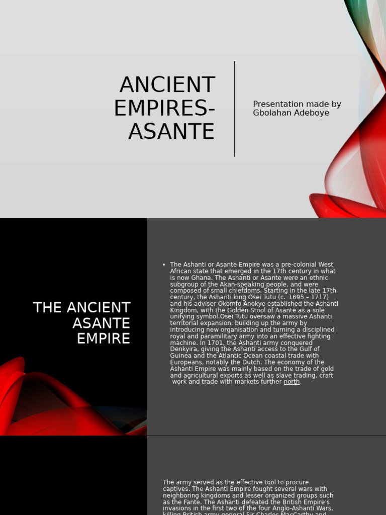 Overview of the Ashanti Empire History | PDF