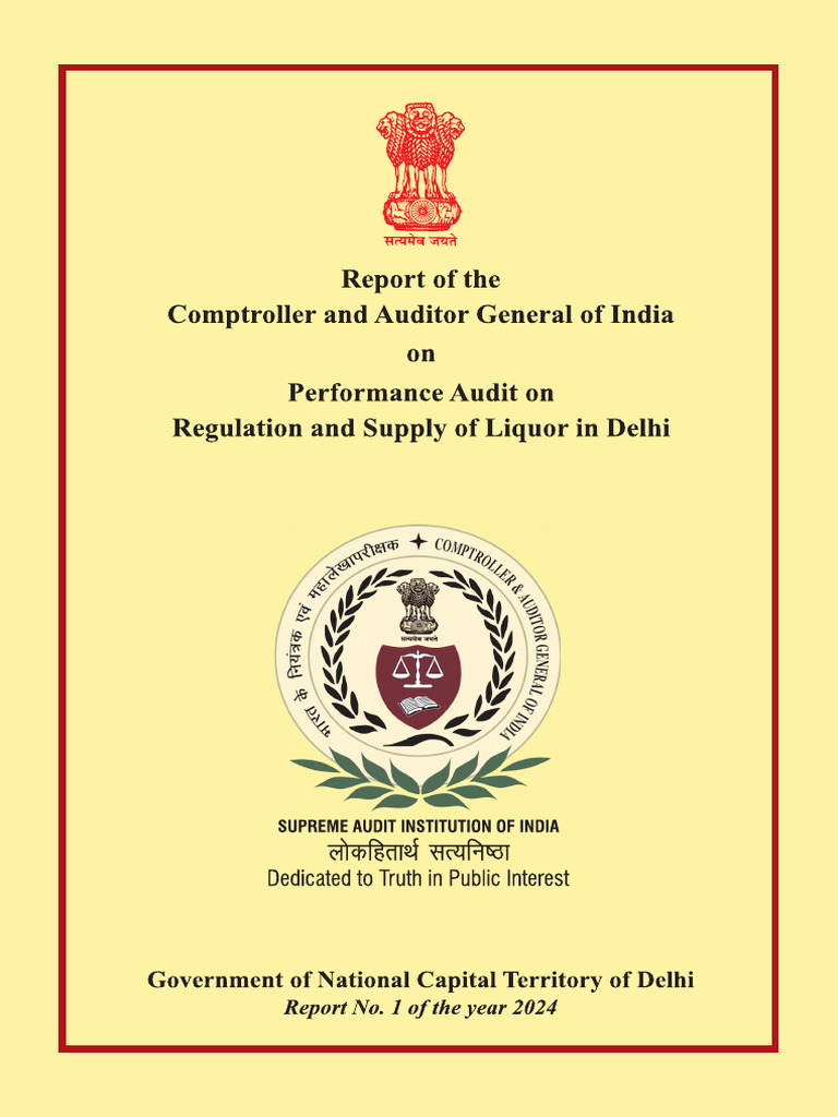 CAG Report 2024 Delhi | PDF | Excise | Taxation