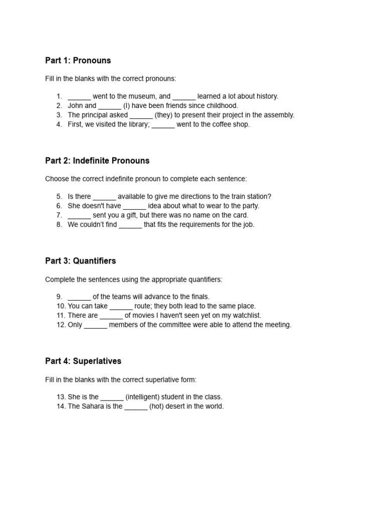 English Grammar Exercises for All Levels | PDF | Verb | Linguistics