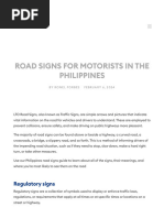 Ltoportal PH Lto Traffic Signs Symbols Philippines ... | PDF | Traffic ...