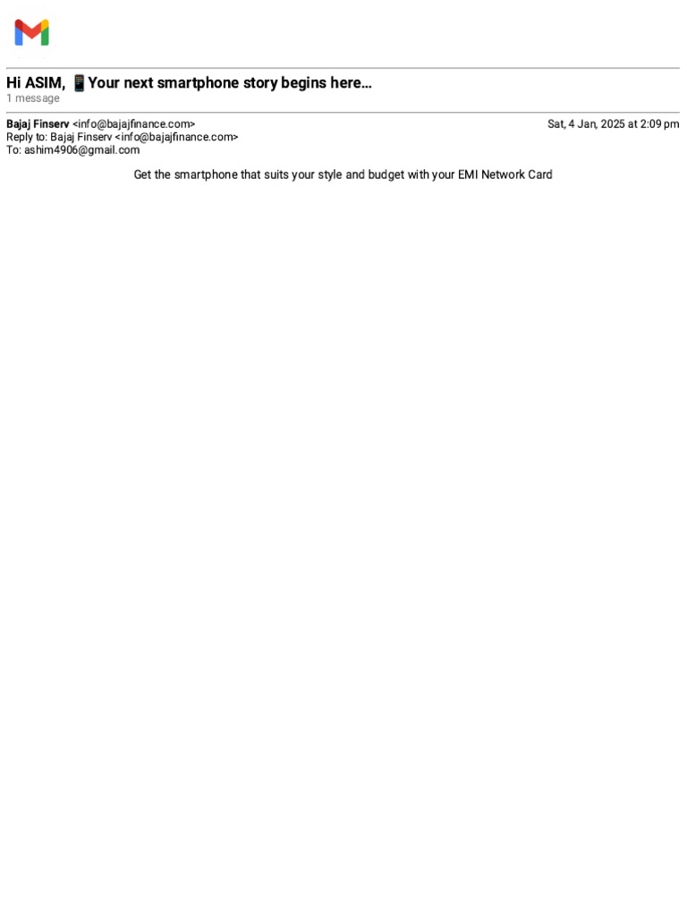 Gmail - Hi ASIM, ?your Next Smartphone Story Begins Here | PDF