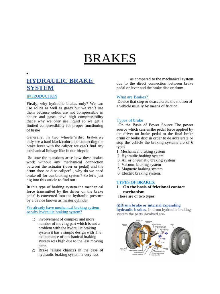 BRAKES FSAE AND STEERING | PDF | Brake | Mechanical Engineering