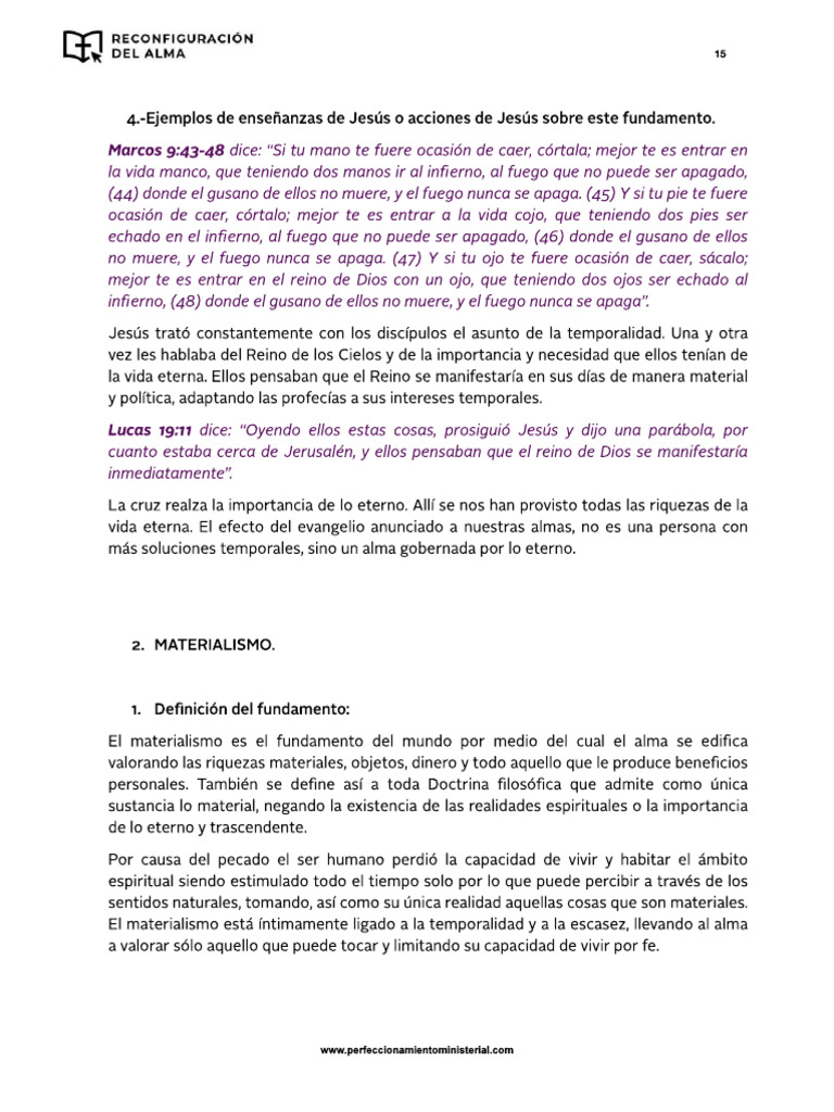 RECONFIGURACION DEL ALMA - TEMA 4b | PDF