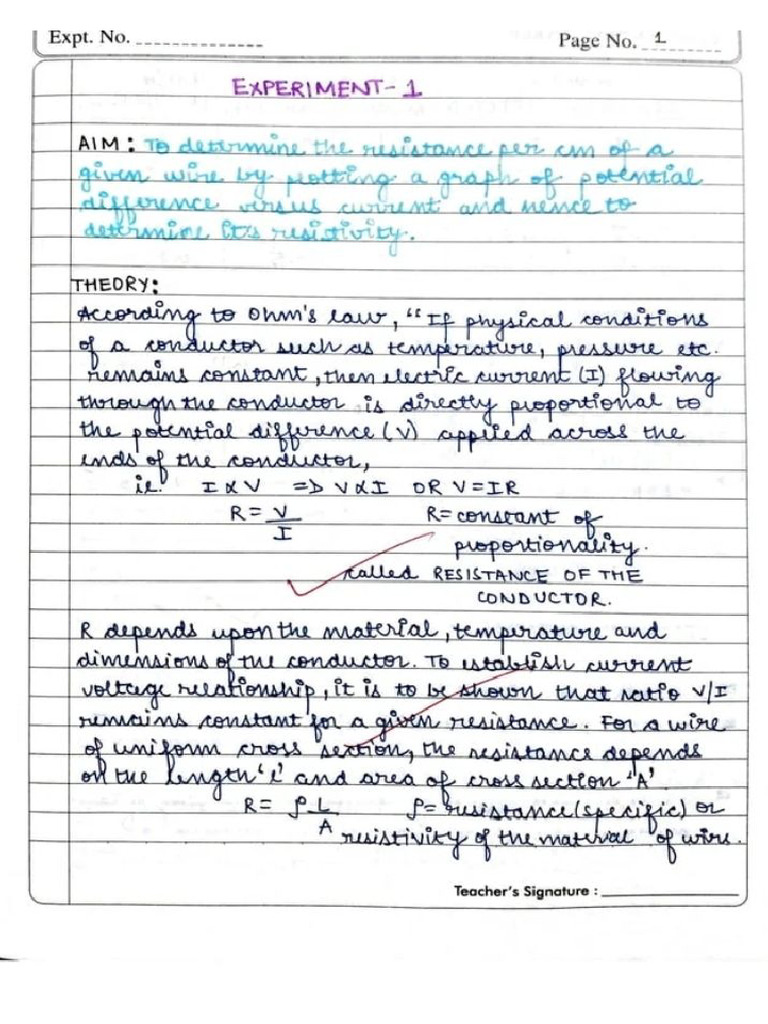 Physics Practicals | PDF