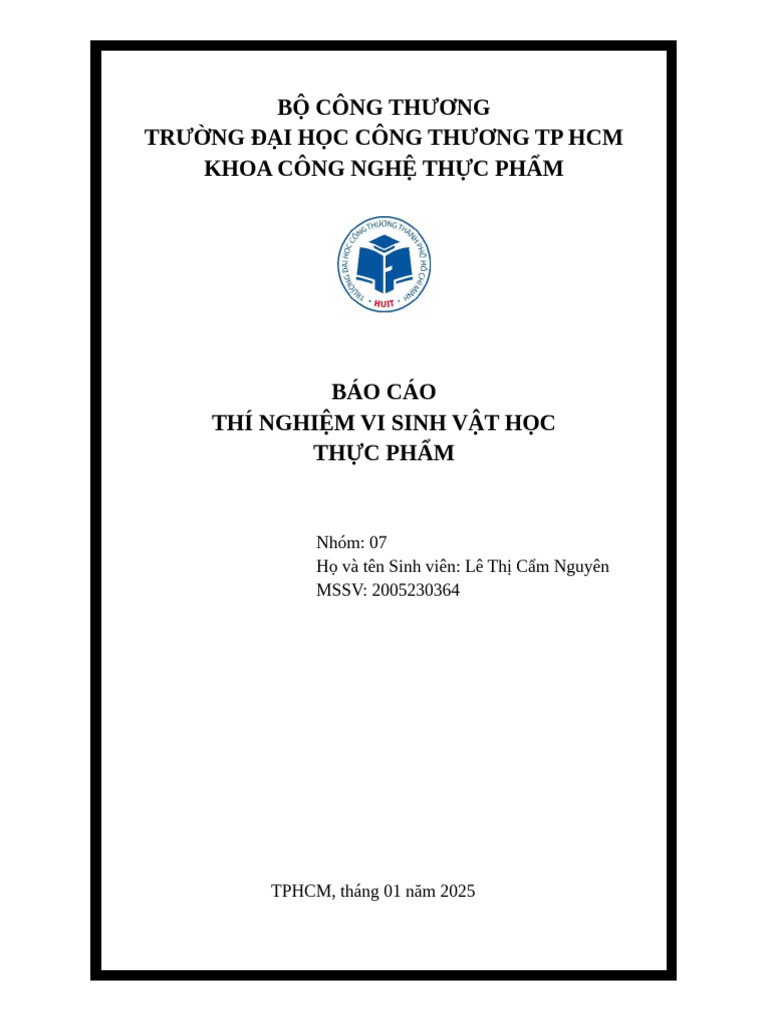 BCTN Vi Sinh | PDF