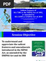 Lecture On PROTECTED AREAS and The Salient Points of ENIPAS and Its IRR ...