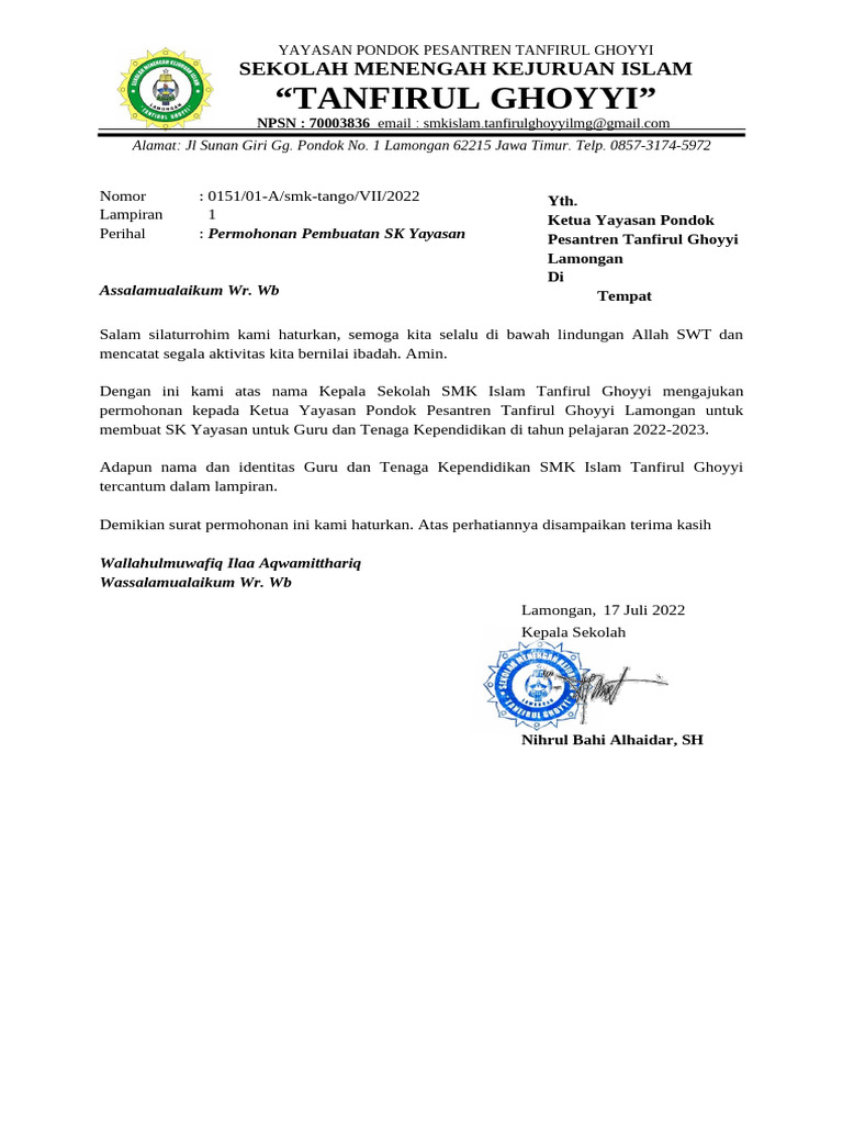 surat-permohonan-pengajuan-sk-ke-yayasan_compress | PDF