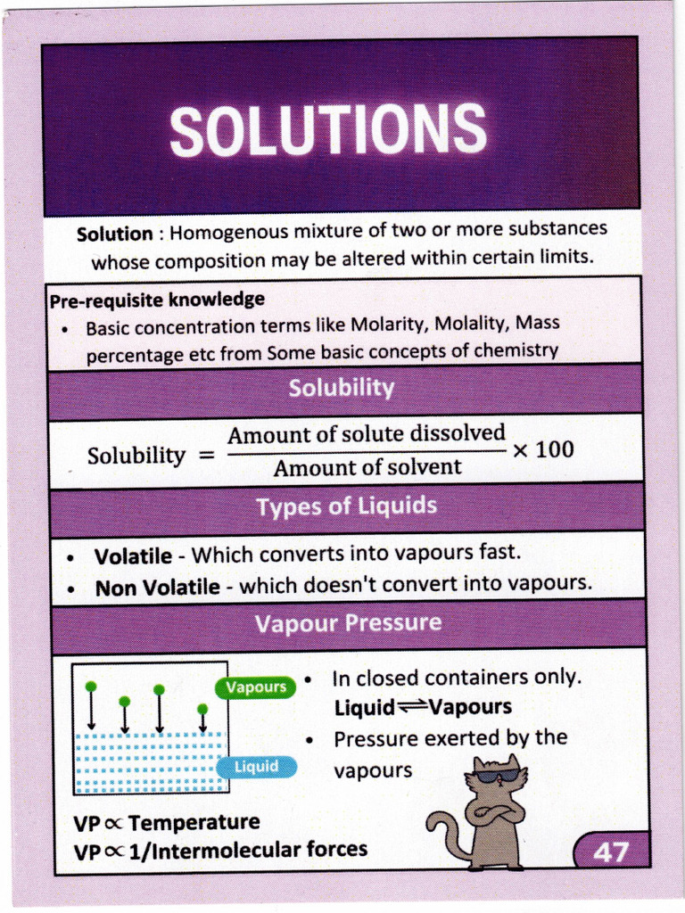 12th Chemistry Solutions | PDF