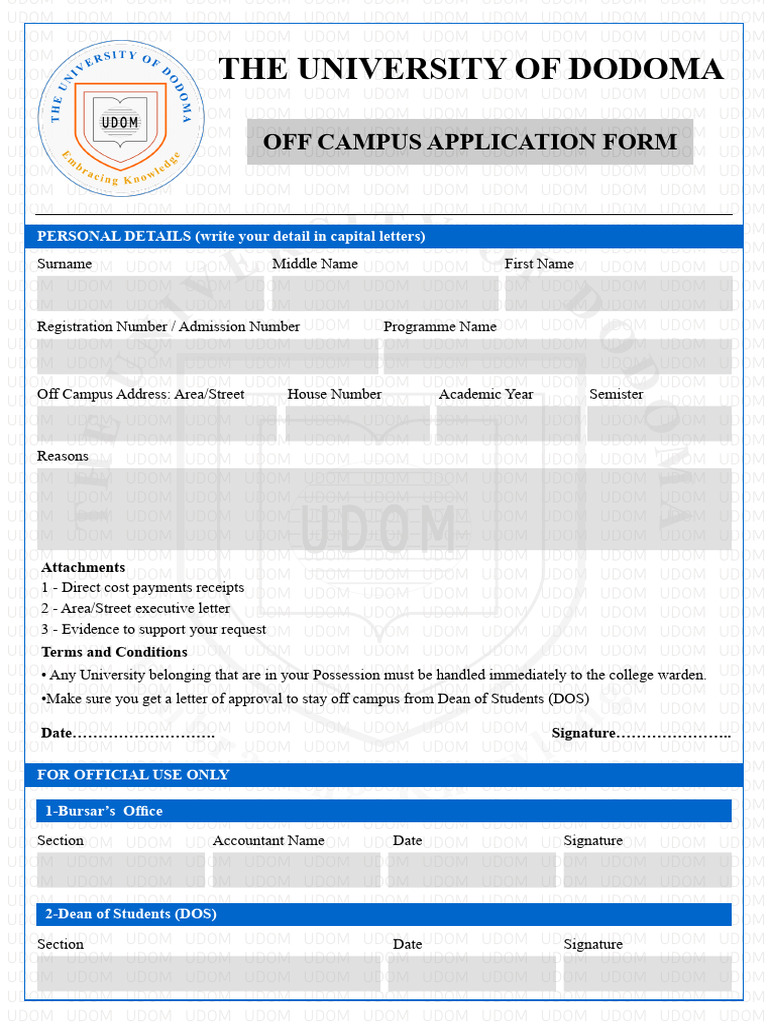 OFF_CAMPUS_APPLICATION_FORM | PDF