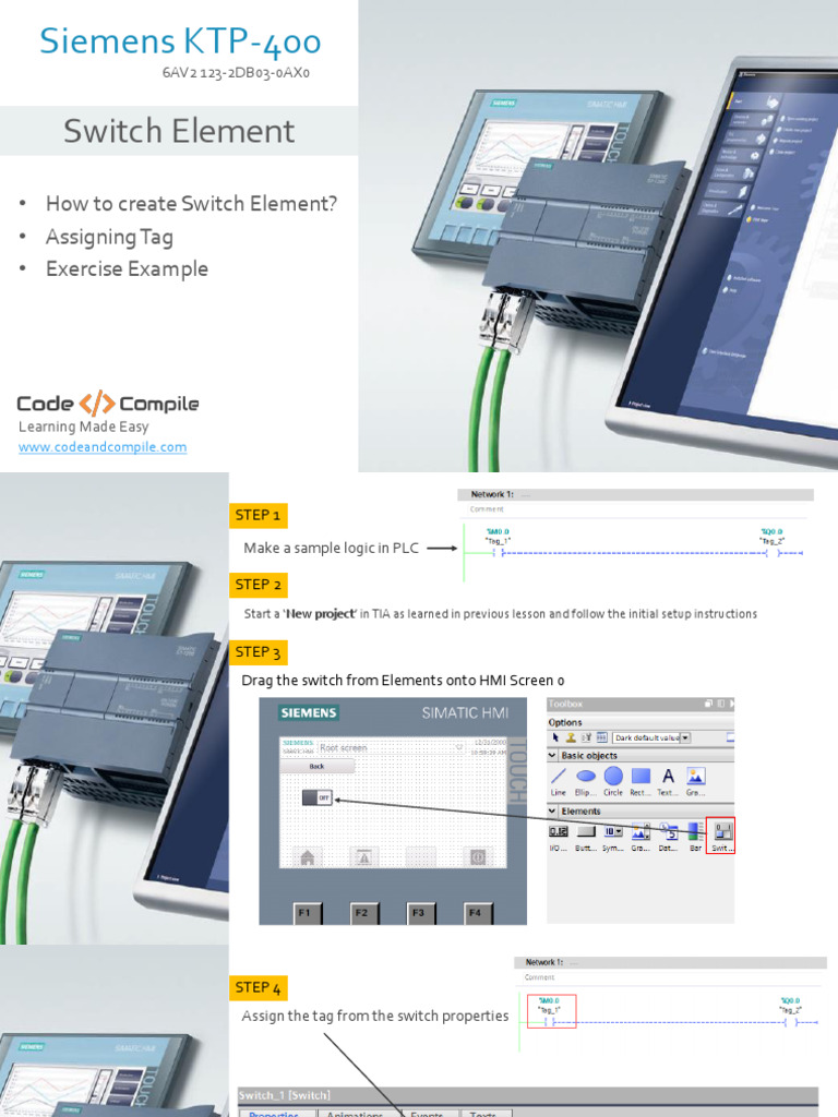 Siemens KTP400_Switch element | PDF