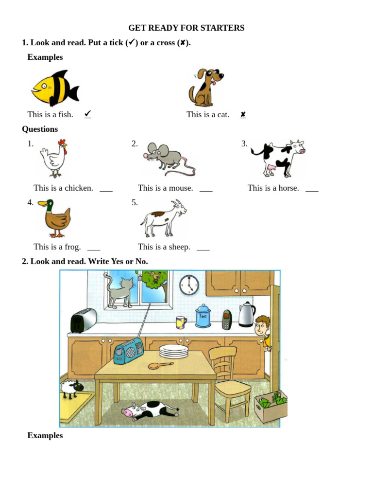 Get Ready for Starters (1) | PDF