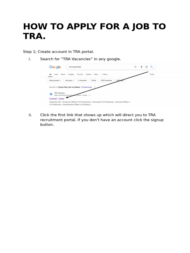 How To Apply For A Job To Tra | PDF