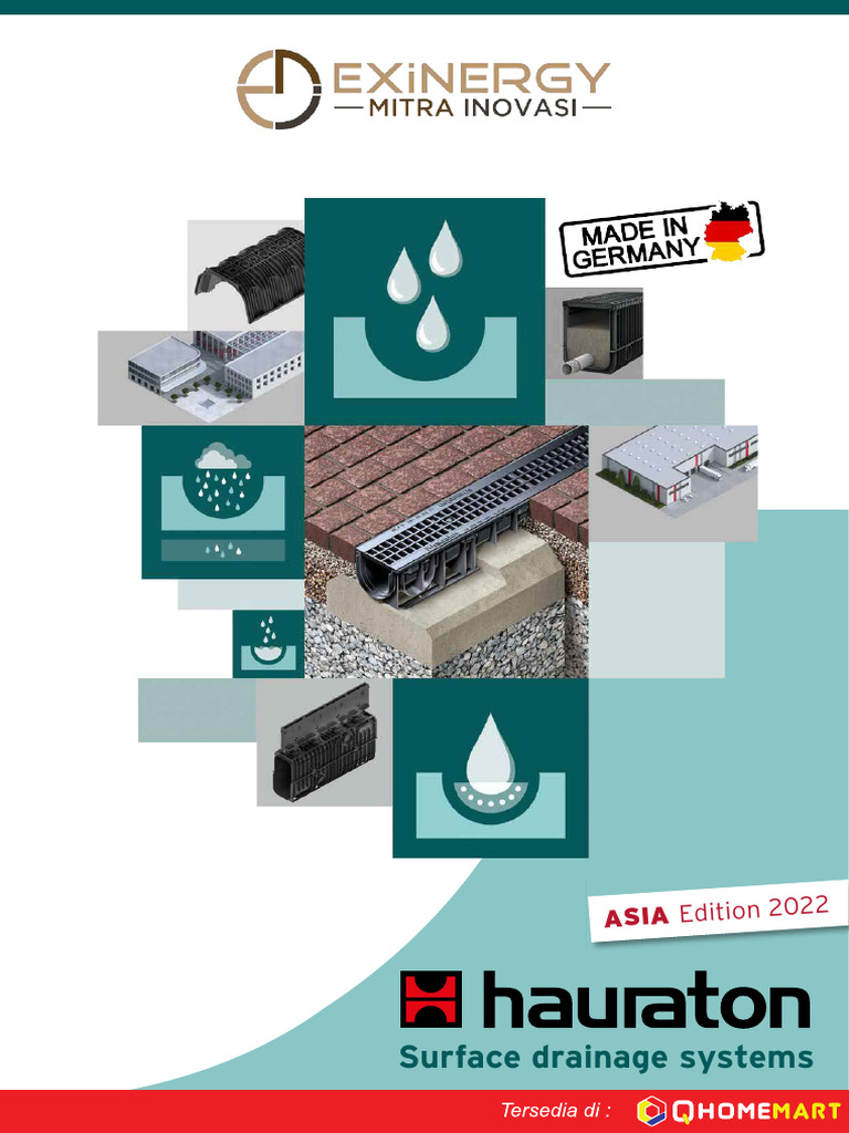 Hauraton Drainage Solutions Catalogue | PDF | Drainage | Concrete