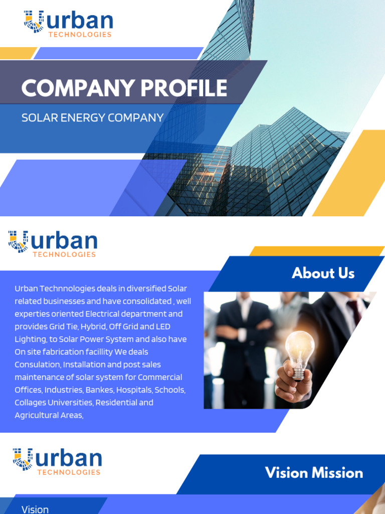 Solar Company Profile | PDF | Solar Power | Renewable Resources