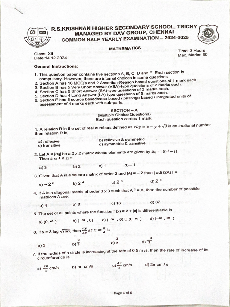 illegal maths qp | PDF