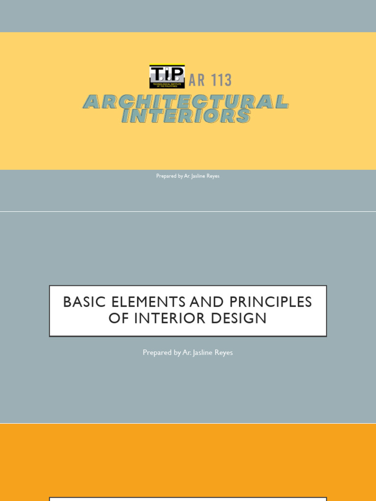 Key Elements of Interior Design | PDF | Lighting | Shape