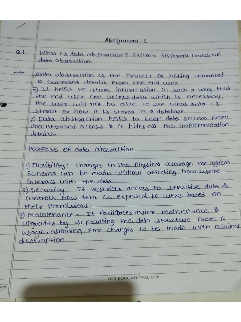 DBMS Assignment 1 | PDF