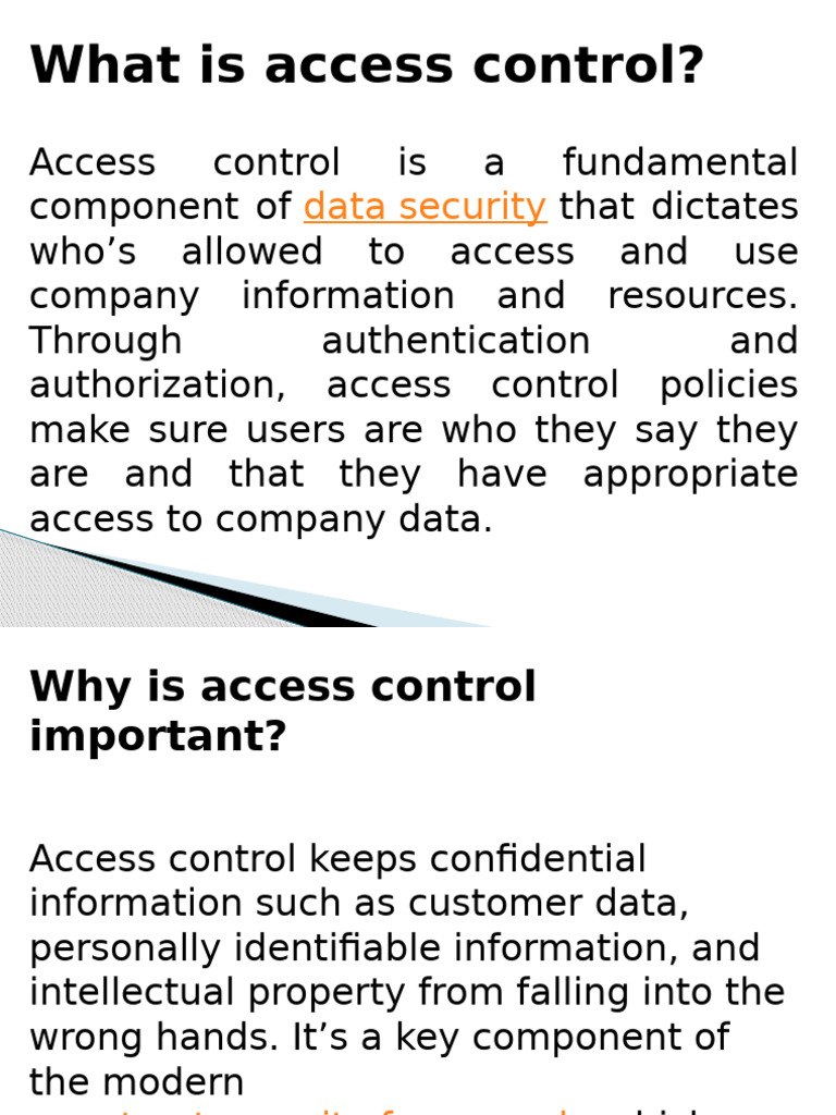 Access Control | PDF | Access Control | Computer Networking Access Control | PDF | Access Control | Computer Networking