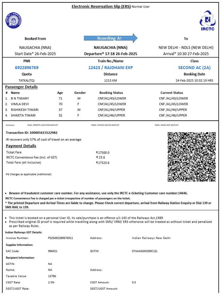 NNA_NDLS_12423_I4F1K4 (2) (1) | PDF | Identity Document | Payments