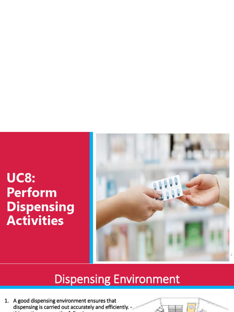 Dispensing | PDF | Medical Prescription | Pharmacy