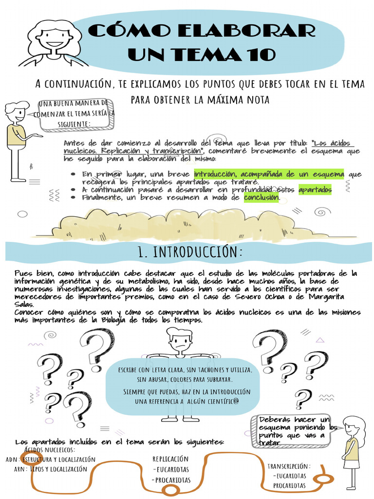 Como Elaborar Un Tema | PDF