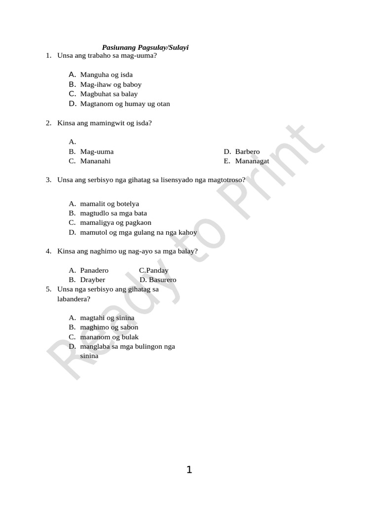 Grade 2 Worksheets Volume 1 Quarter 4 | PDF