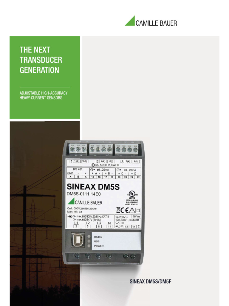 15-0004-1-Transducers Datasheet | PDF