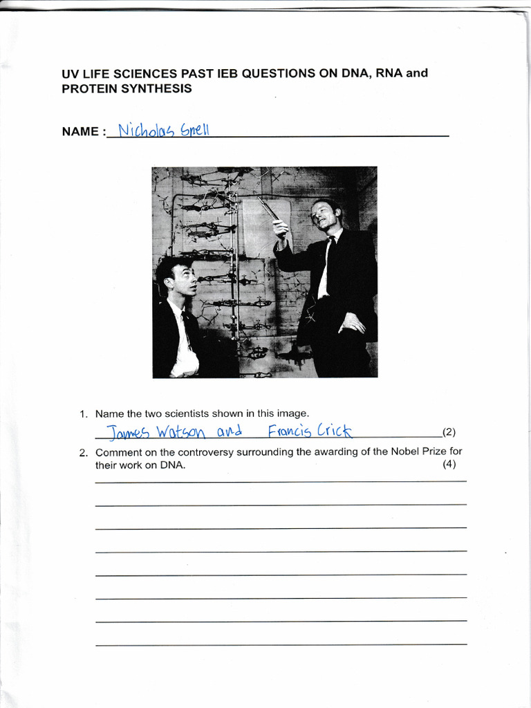 Biology DNA Booklet Scan | PDF