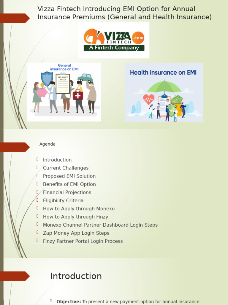 EMI Options for Insurance Premiums | PDF | Banks | Financial Services