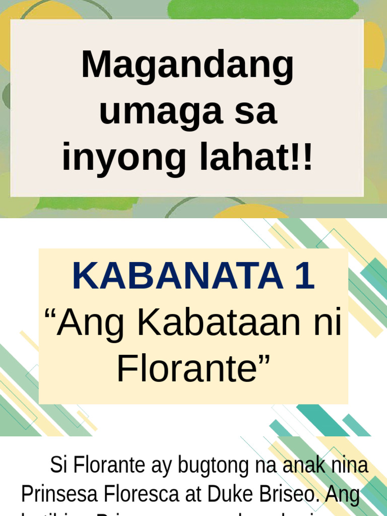 Kabanata 1 Florante at Laura Joan Babac Final | PDF