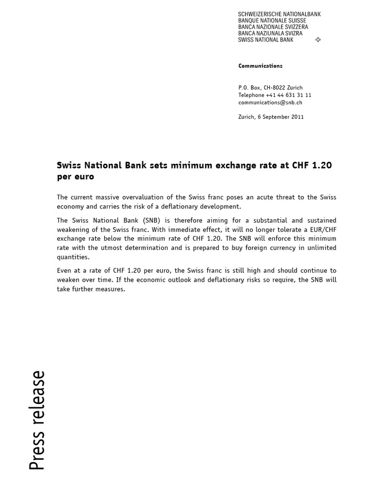 SNB Cap Press Release | PDF