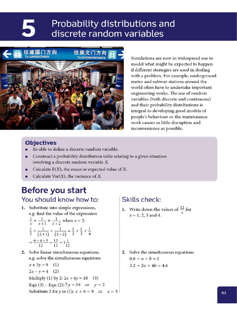 Complete Probability Statistics 1 For Cambridge International As A ...