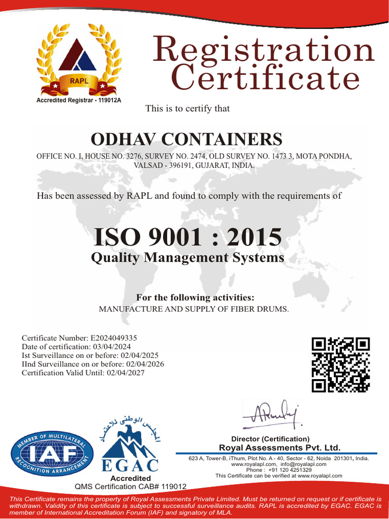Odhav Container Iso | PDF