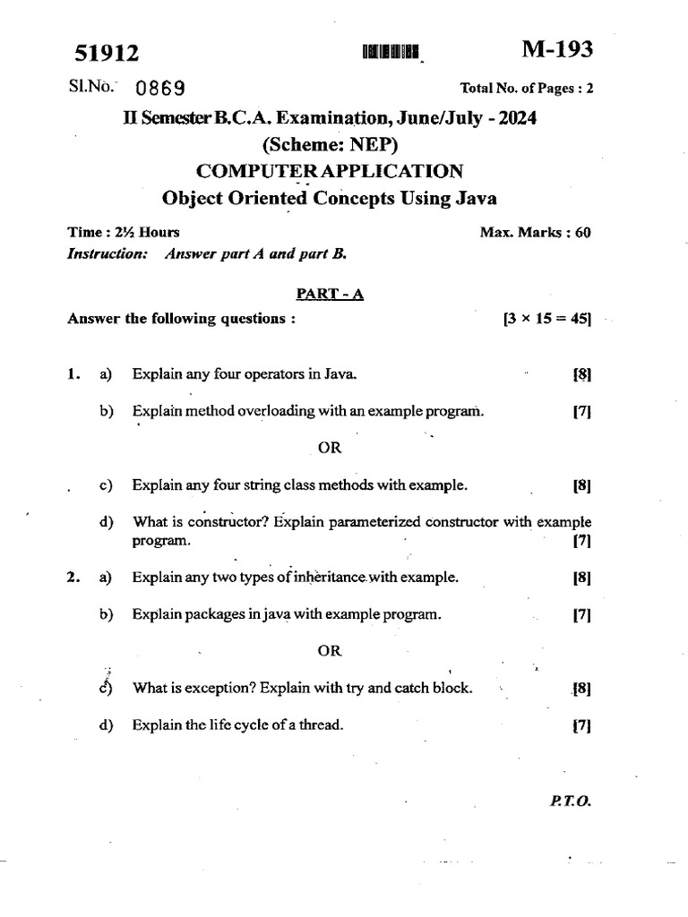 Object Oriented Concepts Using Java013 | PDF