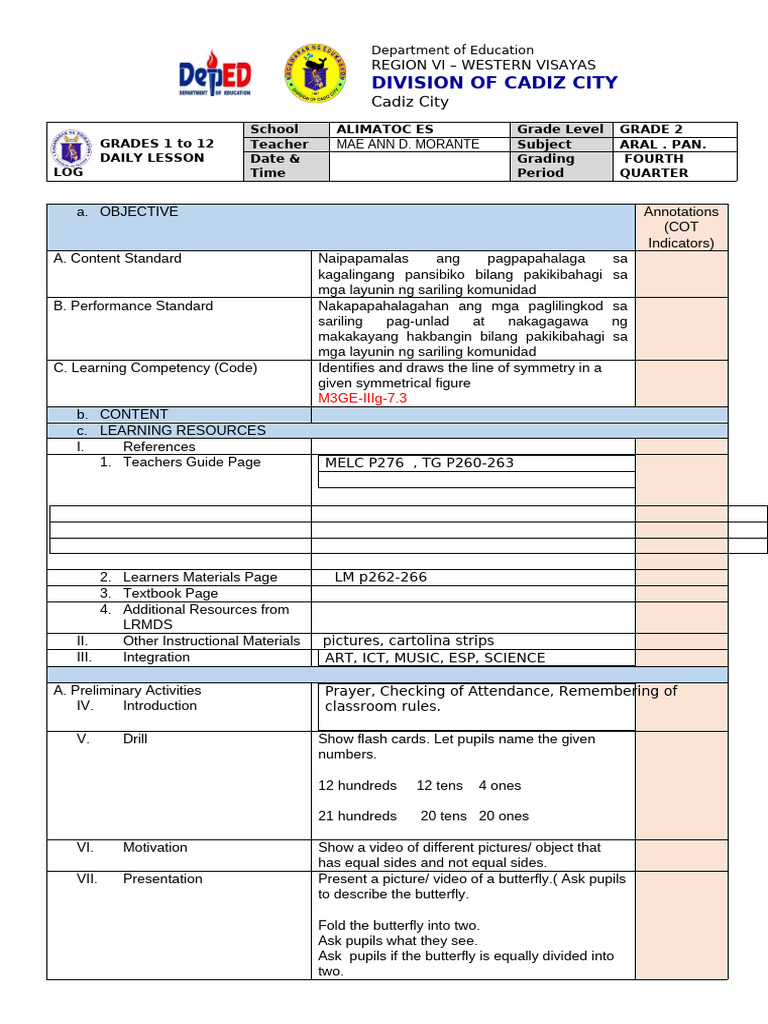 Plan Math Melc | PDF | Educational Technology | Learning
