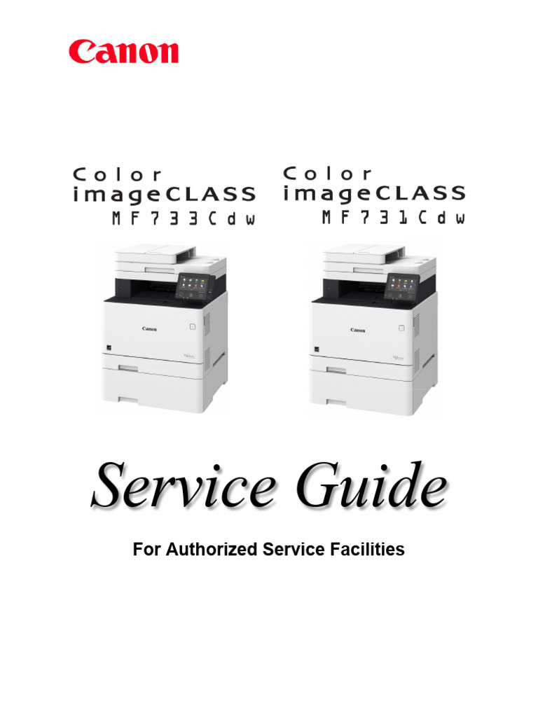 IC MF731Cdw MF733Cdw Service Manual | PDF | Internet Explorer | World ...