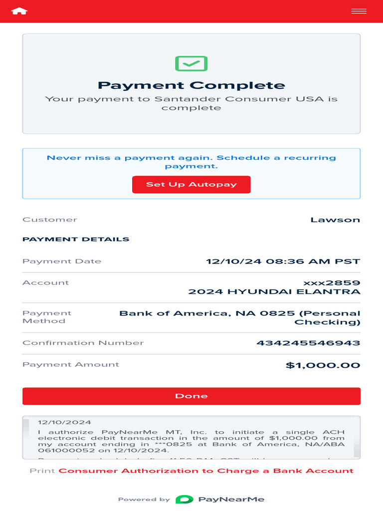 Payment Confirmation | PDF