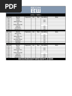 Bodybuilding Routines by Clarence Ross | PDF | Weight Training ...