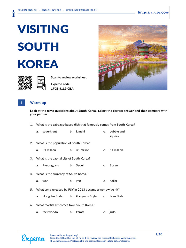 Visiting South Korea: A Cultural Guide | PDF | Korea | South Korea