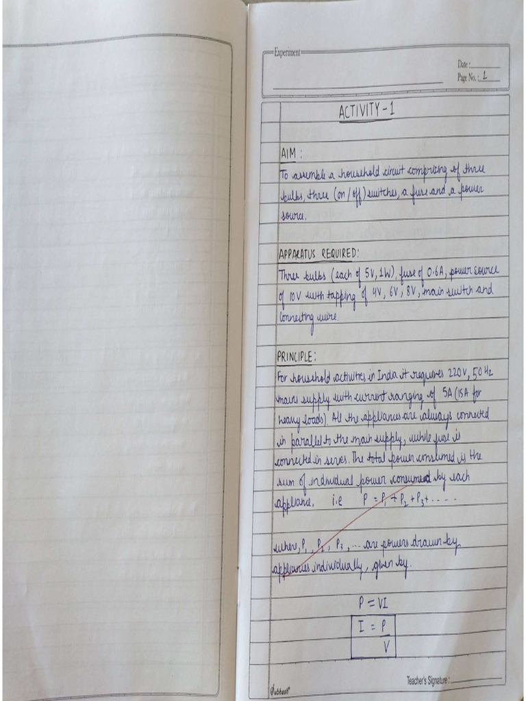 Physics Activity File - 1 | PDF