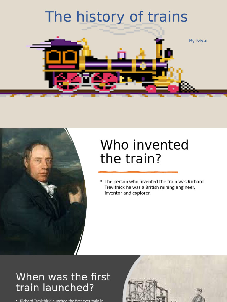 The History of Trains | PDF