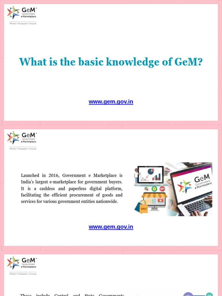 Understanding Government e-Marketplace | PDF
