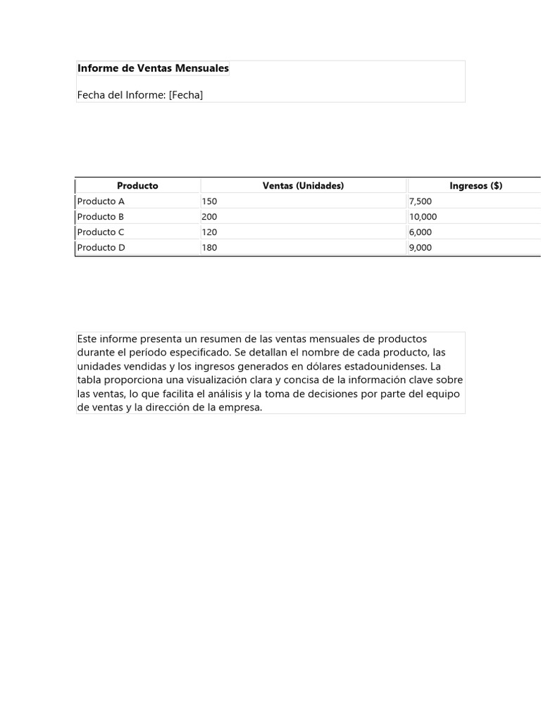 Informe Tabla3 | PDF