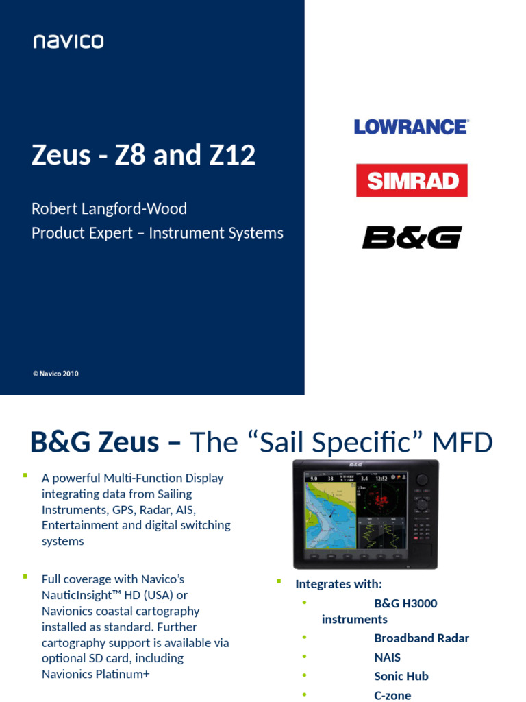 B&G Zeus | PDF