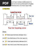 Staggering of Rebar Lap | PDF | Beam (Structure) | Bending