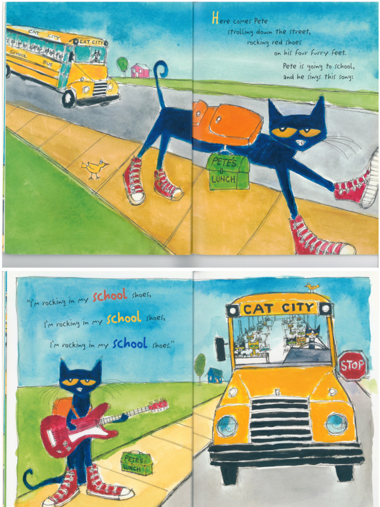 Pete The Cat Rocking in My School Shoes | PDF