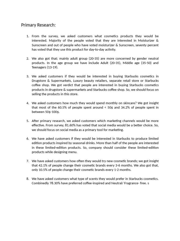 Primary Research | PDF
