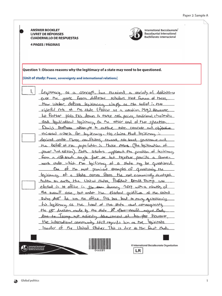State Legitimacy in Question | PDF