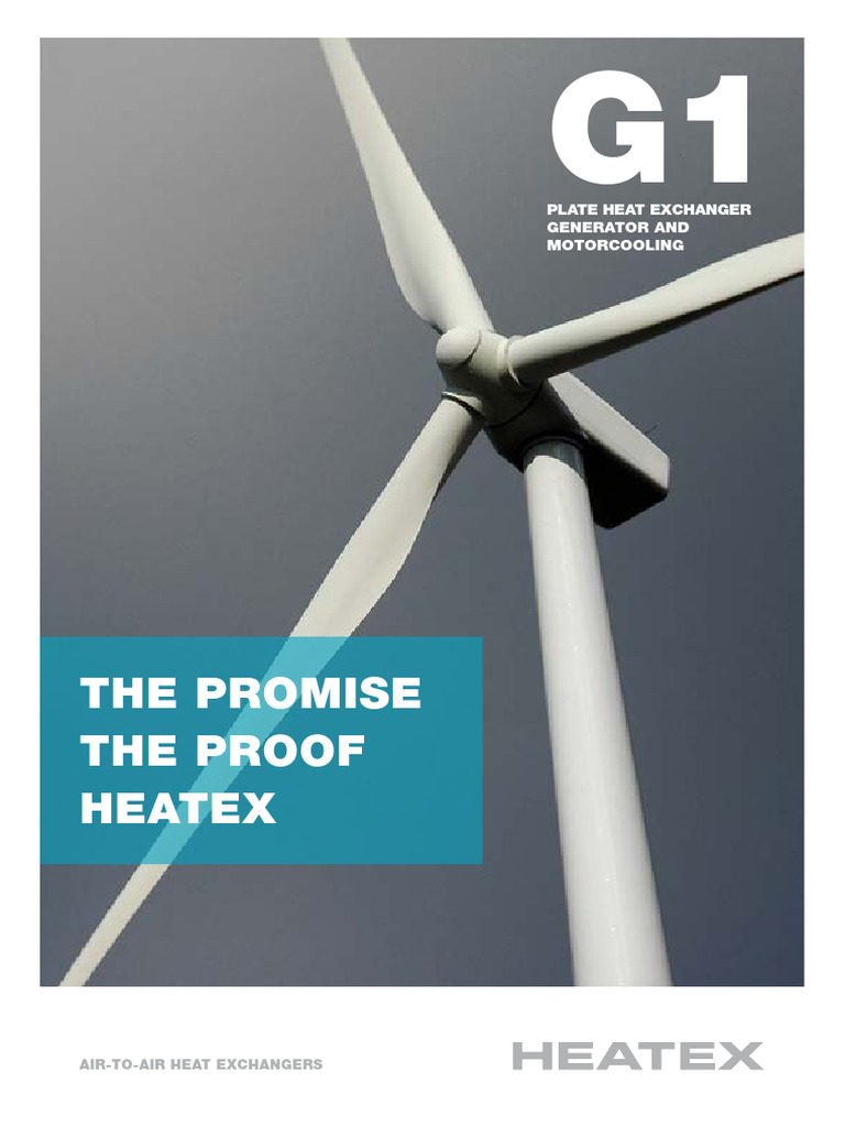 Wind Power Cooling G1 Brochure A4 Low - Res | PDF | Heat Exchanger ...